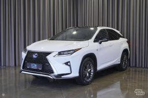 White Lexus RX 450h 2016 in Marijampole, with an engine capacity of 3.50 L and mileage of 103 thousand km for 33350 €, photo 6 on AUTOMOTO.COM.LV