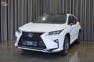 White Lexus RX 450h 2016 in Marijampole, with an engine capacity of 3.50 L and mileage of 103 thousand km for 32250 €, photo 5 on AUTOMOTO.COM.LV