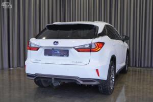 White Lexus RX 450h 2016 in Marijampole, with an engine capacity of 3.50 L and mileage of 103 thousand km for 32250 €, photo 13 on AUTOMOTO.COM.LV