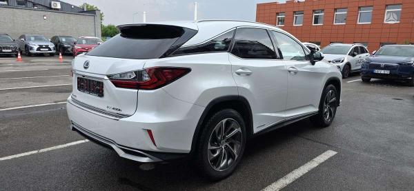 White Lexus RX 450h 2016 in Vilnius, with an engine capacity of 3.46 L and mileage of 119 thousand km for 31480 €, photo 4 on AUTOMOTO.COM.LV