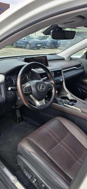 White Lexus RX 450h 2016 in Vilnius, with an engine capacity of 3.46 L and mileage of 119 thousand km for 31480 €, photo 27 on AUTOMOTO.COM.LV