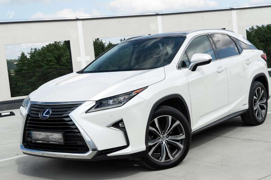 Balts Lexus RX 450h 2016 Viļņa, ar dzinēja tilpumu 3.46 L un nobraukumu 191 tūkst. km par 25200 €, foto 1 vietnē AUTOMOTO.COM.LV