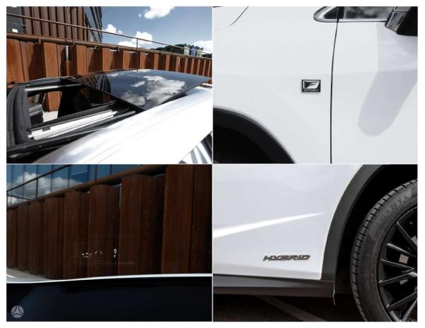 White Lexus RX 450h 2017 in Kaunas, with an engine capacity of 3.46 L and mileage of 212 thousand km for 38500 €, photo 11 on AUTOMOTO.COM.LV