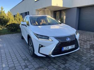 Balts Lexus RX 450h 2017 Kauņa, ar dzinēja tilpumu 3.46 L un nobraukumu 299 tūkst. km par 27500 €, foto 3 vietnē AUTOMOTO.COM.LV