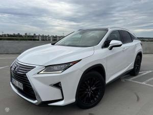 White Lexus RX 450h 2017 in Vilnius, with an engine capacity of 3.46 L and mileage of 93 thousand km for 30300 €, photo  on AUTOMOTO.COM.LV