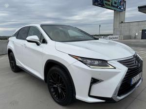 White Lexus RX 450h 2017 in Vilnius, with an engine capacity of 3.46 L and mileage of 93 thousand km for 30300 €, photo 10 on AUTOMOTO.COM.LV