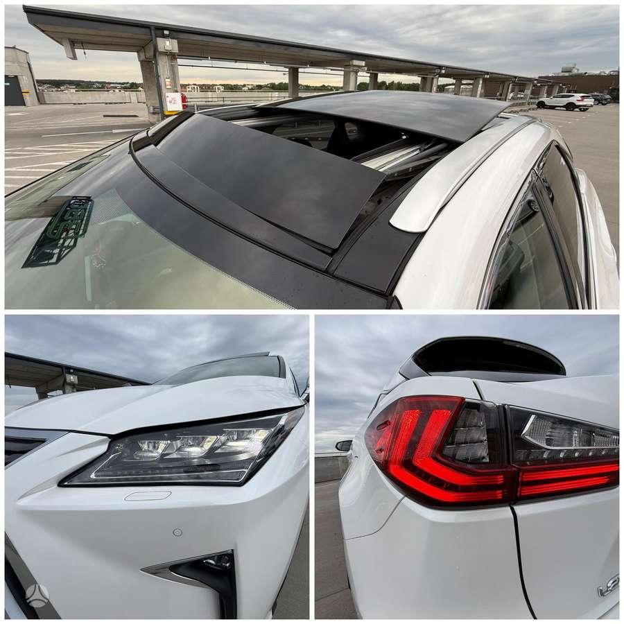 White Lexus RX 450h 2017 in Vilnius, with an engine capacity of 3.46 L and mileage of 93 thousand km for 30300 €, photo 12 on AUTOMOTO.COM.LV