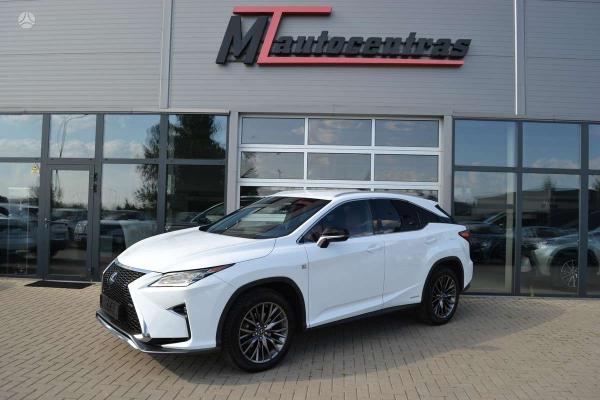 Balts Lexus RX 450h 2017 Viļņa, ar dzinēja tilpumu 3.46 L un nobraukumu 154 tūkst. km par 31000 €, foto  vietnē AUTOMOTO.COM.LV