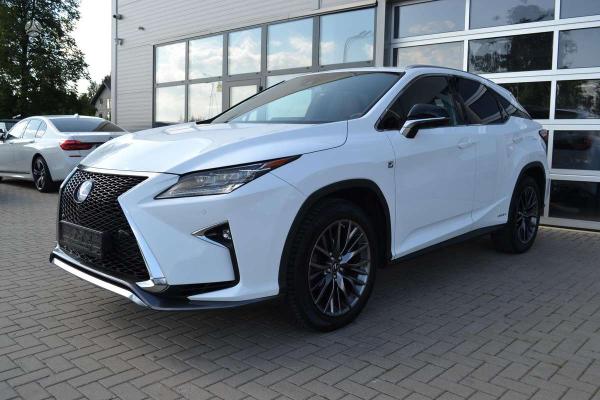White Lexus RX 450h 2017 in Vilnius, with an engine capacity of 3.46 L and mileage of 154 thousand km for 31000 €, photo 2 on AUTOMOTO.COM.LV