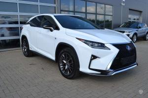 White Lexus RX 450h 2017 in Vilnius, with an engine capacity of 3.46 L and mileage of 154 thousand km for 31000 €, photo 5 on AUTOMOTO.COM.LV