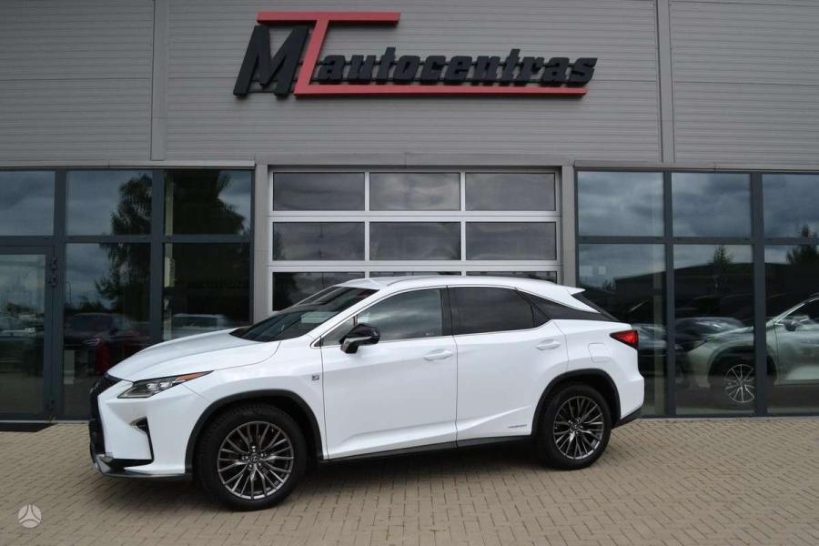 Balts Lexus RX 450h 2017 Viļņa, ar dzinēja tilpumu 3.46 L un nobraukumu 154 tūkst. km par 31000 €, foto 1 vietnē AUTOMOTO.COM.LV