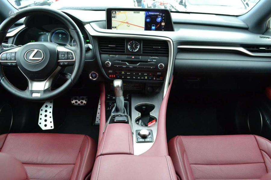 Balts Lexus RX 450h 2017 Viļņa, ar dzinēja tilpumu 3.46 L un nobraukumu 154 tūkst. km par 31000 €, foto 47 vietnē AUTOMOTO.COM.LV