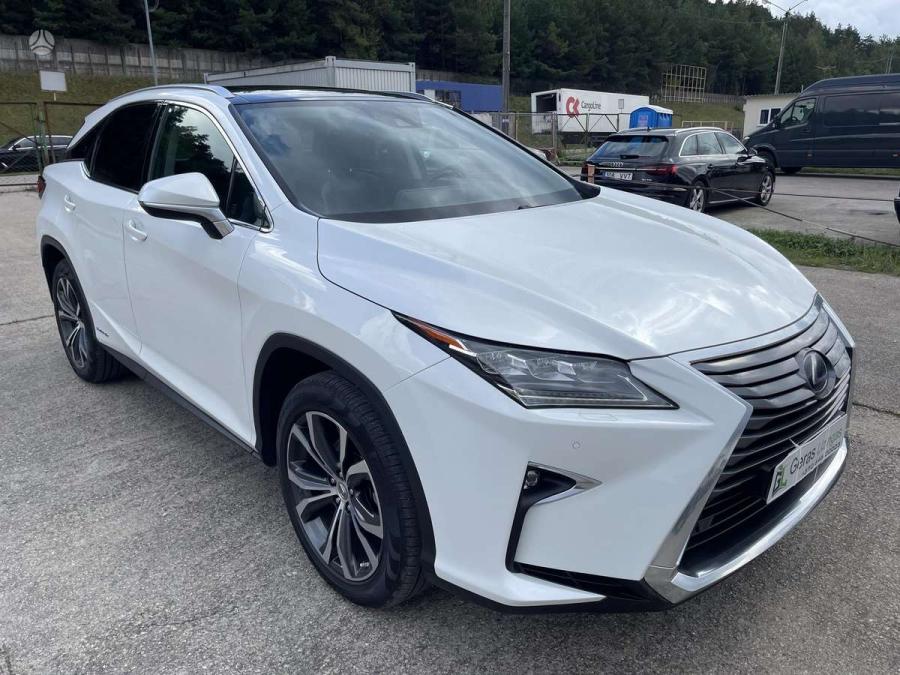 Balts Lexus RX 450h 2018 Viļņa, ar dzinēja tilpumu 3.46 L un nobraukumu 197 tūkst. km par 28900 €, foto 4 vietnē AUTOMOTO.COM.LV