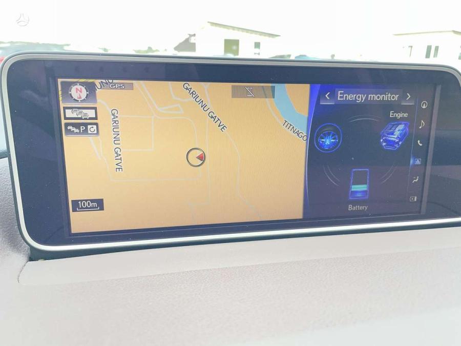 Balts Lexus RX 450h 2018 Viļņa, ar dzinēja tilpumu 3.46 L un nobraukumu 197 tūkst. km par 28900 €, foto 15 vietnē AUTOMOTO.COM.LV