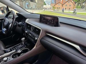 White Lexus RX 450h 2019 in Klaipeda, with an engine capacity of 3.46 L and mileage of 123 thousand km for 27700 €, photo 9 on AUTOMOTO.COM.LV