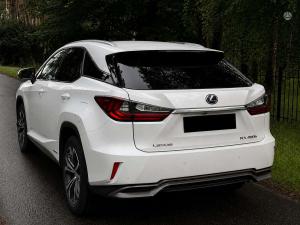 White Lexus RX 450h 2019 in Vilnius, with an engine capacity of 3.46 L and mileage of 347 thousand km for 23700 €, photo 11 on AUTOMOTO.COM.LV
