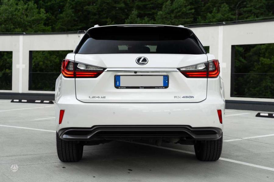 Balts Lexus RX 450h 2019 Viļņa, ar dzinēja tilpumu 3.46 L un nobraukumu 360 tūkst. km par 22900 €, foto 9 vietnē AUTOMOTO.COM.LV