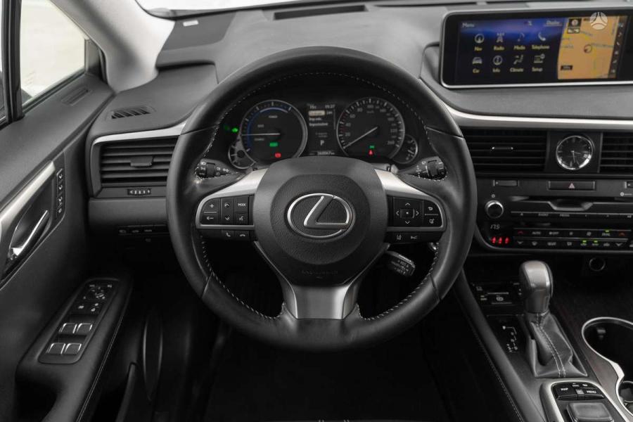 Balts Lexus RX 450h 2019 Viļņa, ar dzinēja tilpumu 3.46 L un nobraukumu 360 tūkst. km par 22900 €, foto 20 vietnē AUTOMOTO.COM.LV