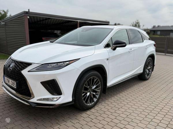 Lexus RX 450h 2020 in Jonava on AUTOMOTO.COM.LV White Lexus RX 450h 2020 in Jonava, with an engine capacity of 3.46 L and mileage of 204 thousand km for 39500 €, photo 1 on AUTOMOTO.COM.LV