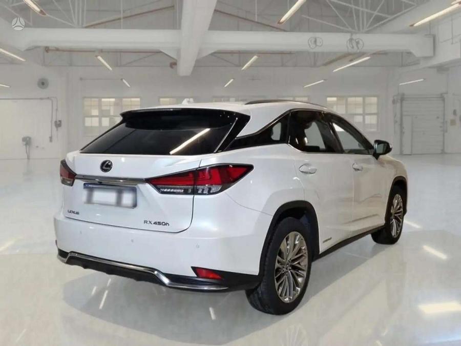 Balts Lexus RX 450h 2021 Viļņa, ar dzinēja tilpumu 3.46 L un nobraukumu 93 tūkst. km par 47450 €, foto 4 vietnē AUTOMOTO.COM.LV