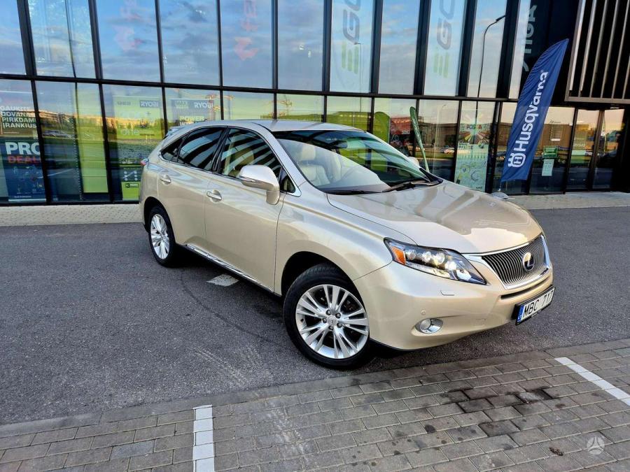 Dzeltens Lexus RX 450h 2012 Viļņa, ar dzinēja tilpumu 3.46 L un nobraukumu 181 tūkst. km par 14599 €, foto 6 vietnē AUTOMOTO.COM.LV