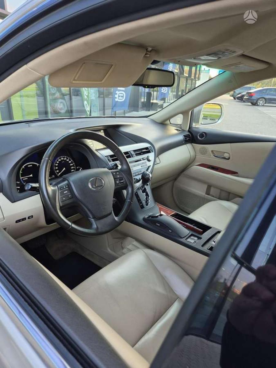 Dzeltens Lexus RX 450h 2012 Viļņa, ar dzinēja tilpumu 3.46 L un nobraukumu 181 tūkst. km par 14599 €, foto 13 vietnē AUTOMOTO.COM.LV