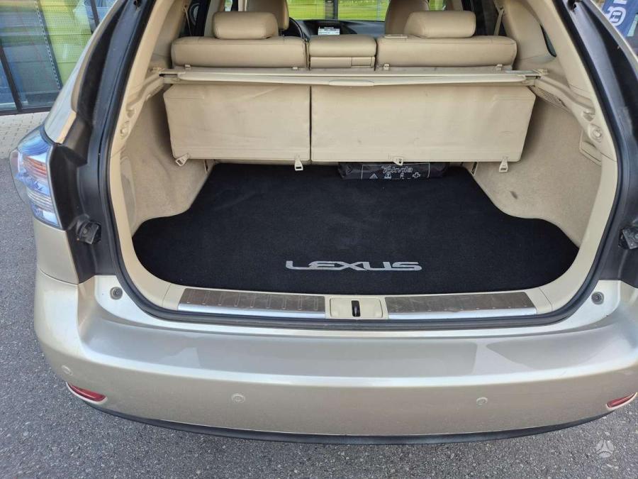 Dzeltens Lexus RX 450h 2012 Viļņa, ar dzinēja tilpumu 3.46 L un nobraukumu 181 tūkst. km par 14599 €, foto 21 vietnē AUTOMOTO.COM.LV