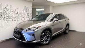Yellow Lexus RX 450h 2016 in Kaunas, with an engine capacity of 3.46 L and mileage of 221 thousand km for 24900 €, photo  on AUTOMOTO.COM.LV