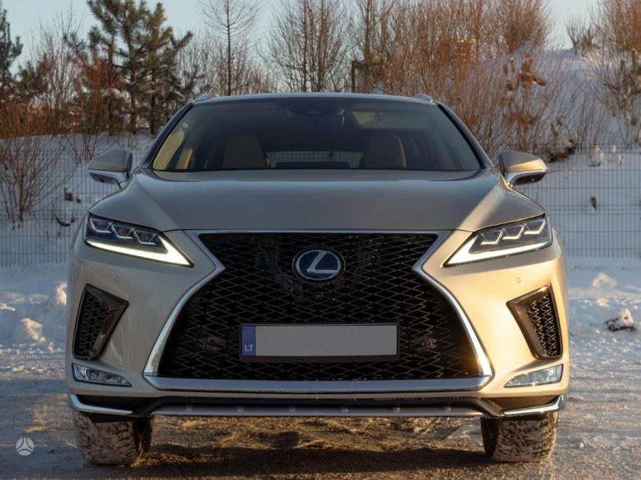 Dzeltens Lexus RX 450h 2020 Viļņa, ar dzinēja tilpumu 3.50 L un nobraukumu 62 tūkst. km par 39999 €, foto 2 vietnē AUTOMOTO.COM.LV