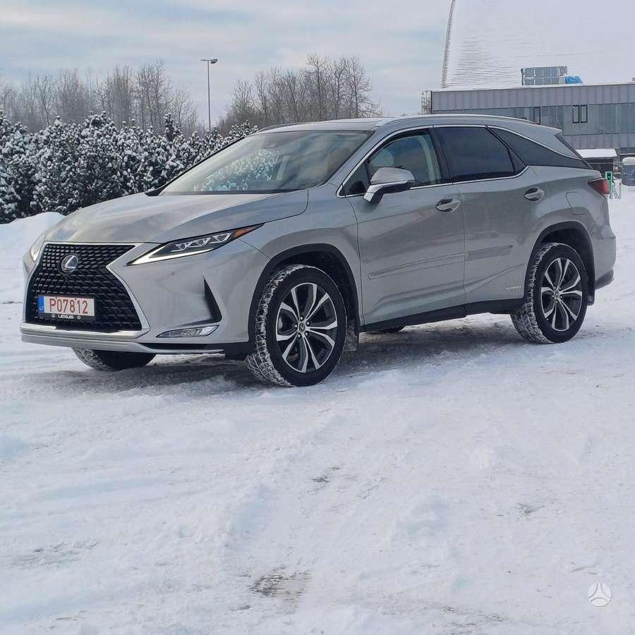 Yellow Lexus RX 450h 2021 in Siauliai, with an engine capacity of 3.50 L and mileage of 39 thousand km for 39900 €, photo 4 on AUTOMOTO.COM.LV