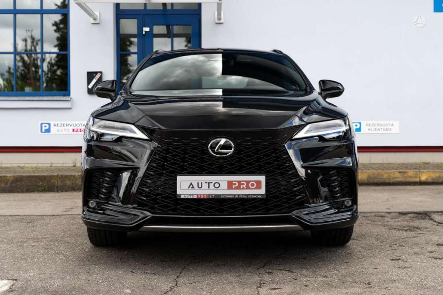Melns Lexus RX 500h 2025 Viļņa, ar dzinēja tilpumu 2.39 L un nobraukumu 15 tūkst. km par 84900 €, foto 3 vietnē AUTOMOTO.COM.LV