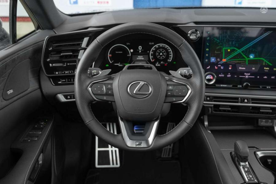 Melns Lexus RX 500h 2025 Viļņa, ar dzinēja tilpumu 2.39 L un nobraukumu 15 tūkst. km par 84900 €, foto 17 vietnē AUTOMOTO.COM.LV