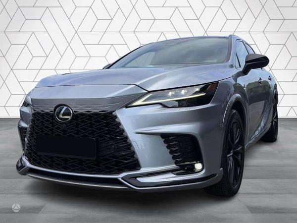 Grey Lexus RX 500h 2023 in Vilnius, with an engine capacity of 2.39 L and mileage of 79 thousand km for 58999 €, photo 8 on AUTOMOTO.COM.LV