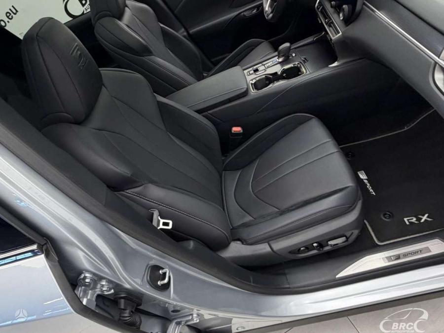 Pelēks Lexus RX 500h 2023 Viļņa, ar dzinēja tilpumu 2.39 L un nobraukumu 17 tūkst. km par 62900 €, foto 7 vietnē AUTOMOTO.COM.LV