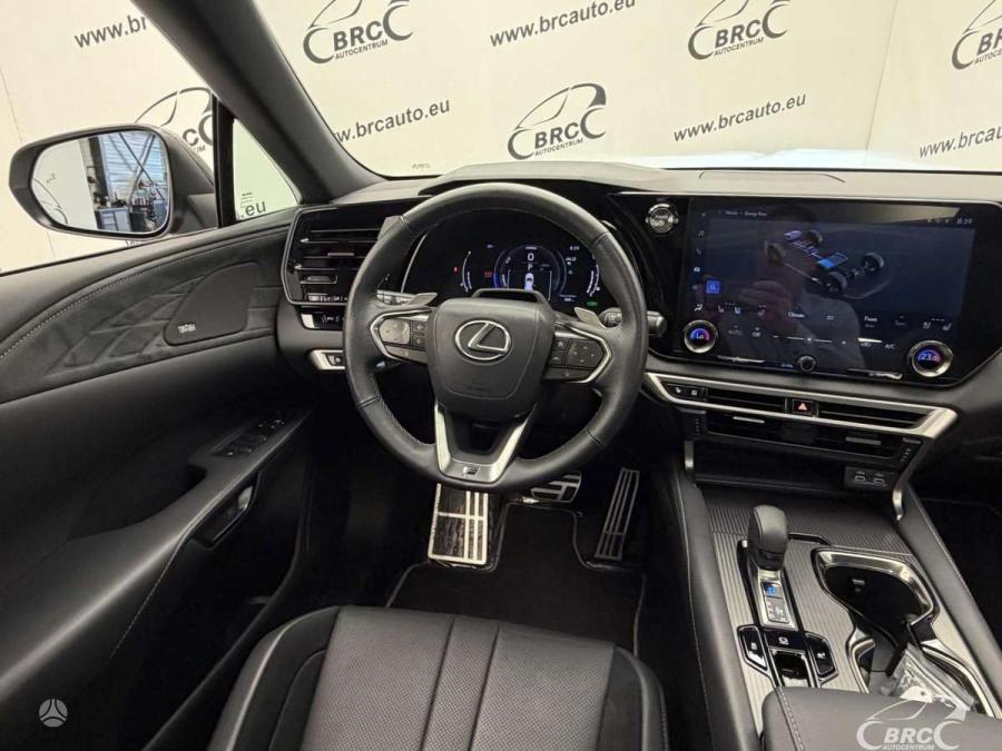 Pelēks Lexus RX 500h 2023 Viļņa, ar dzinēja tilpumu 2.39 L un nobraukumu 17 tūkst. km par 62900 €, foto 21 vietnē AUTOMOTO.COM.LV