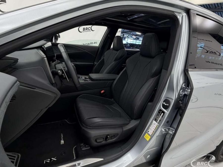 Pelēks Lexus RX 500h 2023 Viļņa, ar dzinēja tilpumu 2.39 L un nobraukumu 17 tūkst. km par 62900 €, foto 29 vietnē AUTOMOTO.COM.LV