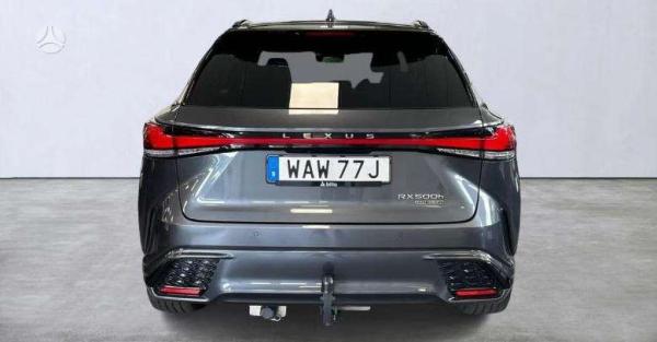 Grey Lexus RX 500h 2023 in Vilnius, with an engine capacity of 2.39 L and mileage of 115 thousand km for 57999 €, photo 8 on AUTOMOTO.COM.LV
