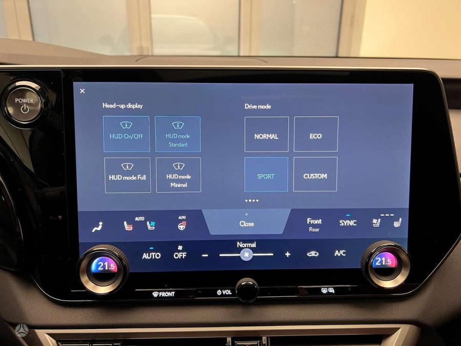 Pelēks Lexus RX 500h 2026 Kauņa, ar dzinēja tilpumu 2.39 L un nobraukumu 10 tūkst. km par 88000 €, foto 17 vietnē AUTOMOTO.COM.LV