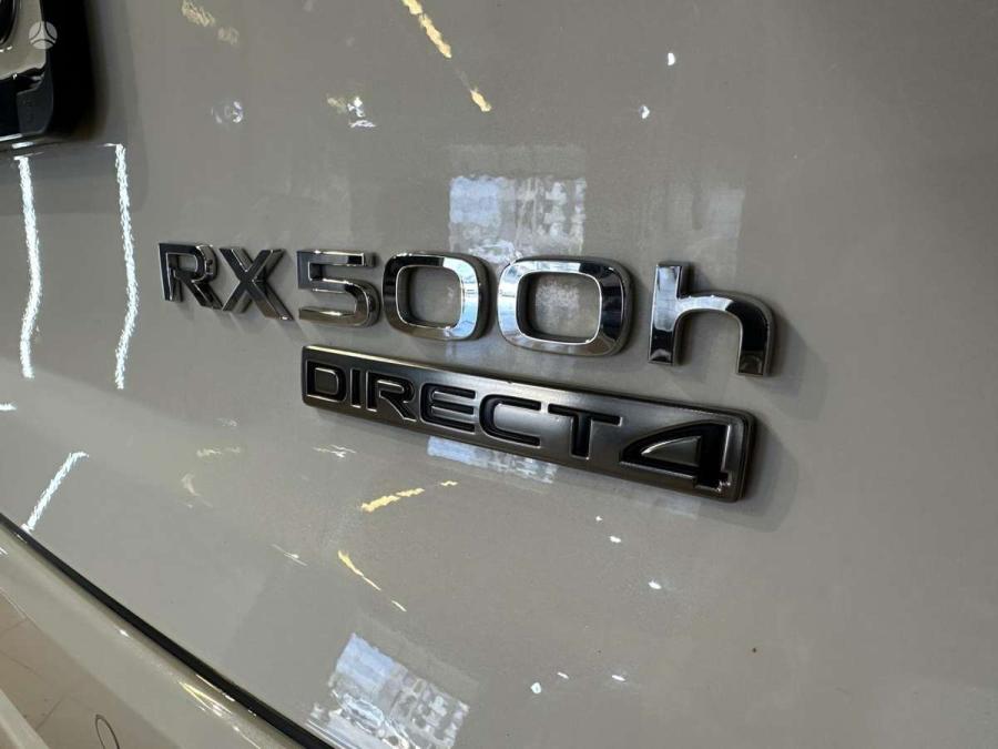 Белый Лексус RX 500h 2023 в Вильнюс, объемом двигателя 2.40 л и пробегом 38 тыс. км за 69750 €, фото 34 на AUTOMOTO.COM.LV