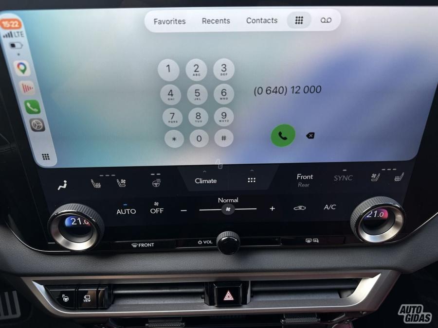 Белый Лексус RX 500h 2023 в Авиженяй, объемом двигателя 2.40 л и пробегом 38 тыс. км за 69750 €, фото 17 на AUTOMOTO.COM.LV