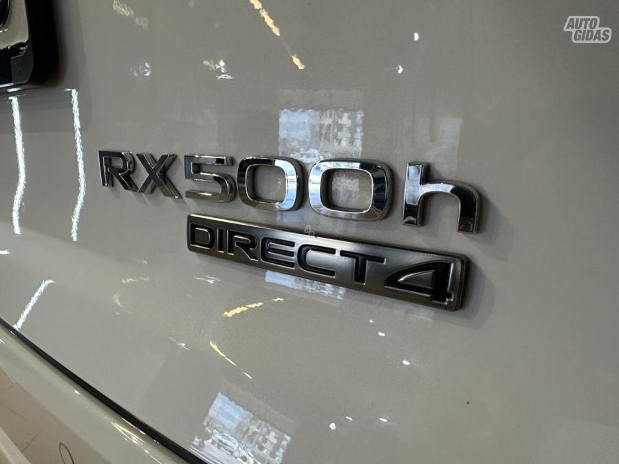 Белый Лексус RX 500h 2023 в Авиженяй, объемом двигателя 2.40 л и пробегом 38 тыс. км за 69750 €, фото 34 на AUTOMOTO.COM.LV