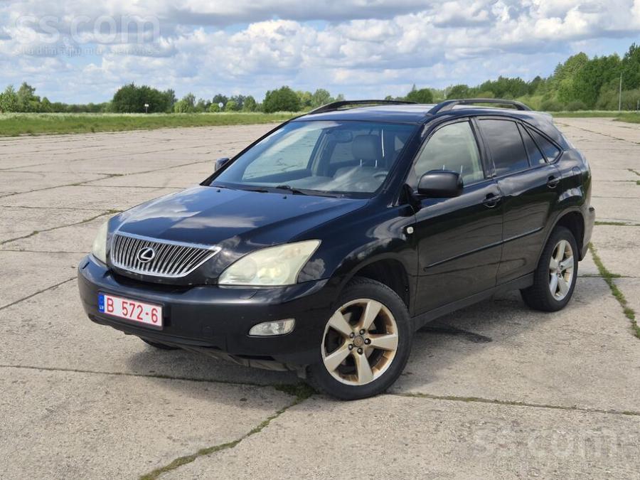 Black Lexus RX 2006 in Riga, with an engine capacity of 3.50 L and mileage of 206 thousand km for 7800 €, photo 1 on AUTOMOTO.COM.LV