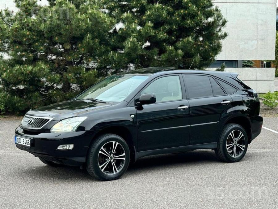 Black Lexus RX 2007 in Riga, with an engine capacity of 3.50 L and mileage of 174 thousand km for 7300 €, photo 9 on AUTOMOTO.COM.LV
