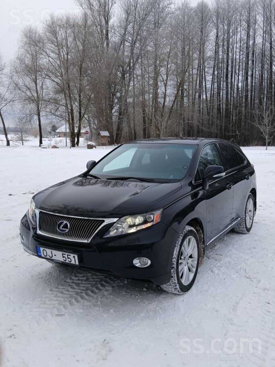 Black Lexus RX 2010 in Riga, with an engine capacity of 3.50 L and mileage of 280 thousand km for 10000 €, photo 1 on AUTOMOTO.COM.LV