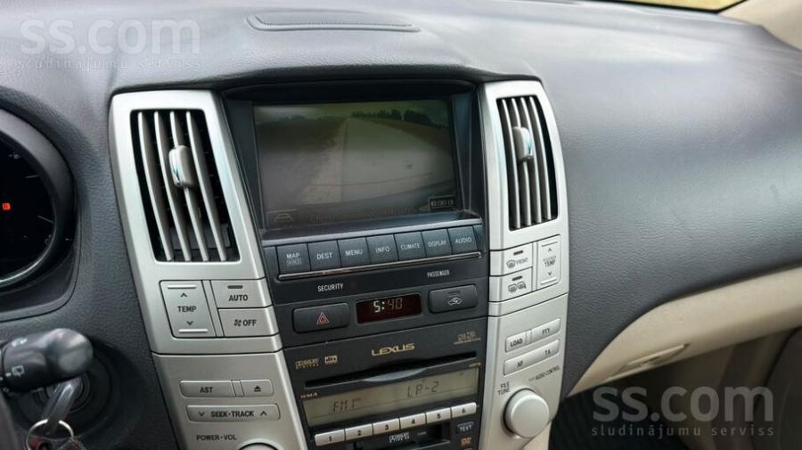 Melns Lexus RX 2010 Rīga, ar dzinēja tilpumu 3.30 L un nobraukumu 333 tūkst. km par 4800 €, foto 22 vietnē AUTOMOTO.COM.LV