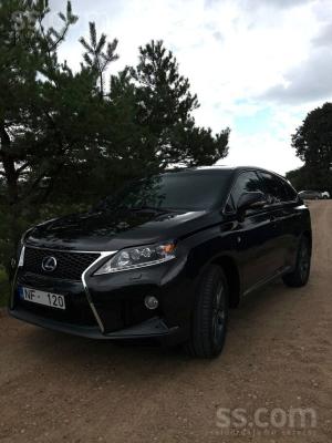 Melns Lexus RX 2013 Daugavpils, ar dzinēja tilpumu 3.50 L un nobraukumu 250 tūkst. km par 19350 €, foto  vietnē AUTOMOTO.COM.LV