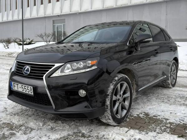 Black Lexus RX 2014 in Riga, with an engine capacity of 3.50 L and mileage of 145 thousand km for 15900 €, photo 1 on AUTOMOTO.COM.LV