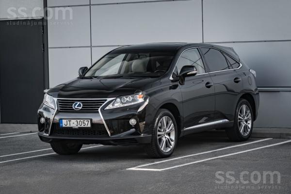 Black Lexus RX 2014 in Riga, with an engine capacity of 3.50 L and mileage of 115 thousand km for 16950 €, photo 1 on AUTOMOTO.COM.LV