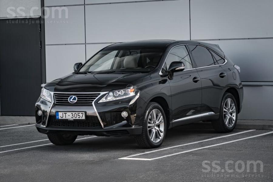 Black Lexus RX 2014 in Riga, with an engine capacity of 3.50 L and mileage of 115 thousand km for 16950 €, photo 1 on AUTOMOTO.COM.LV