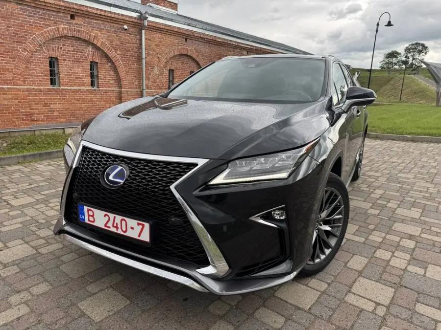 Black Lexus RX 2017 in Daugavpils, with an engine capacity of 3.50 L and mileage of 184 thousand km for 29500 €, photo 1 on AUTOMOTO.COM.LV